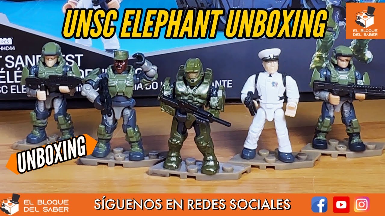 Halo MEGA - UNSC elephant Unboxing Parte 1 - YouTube