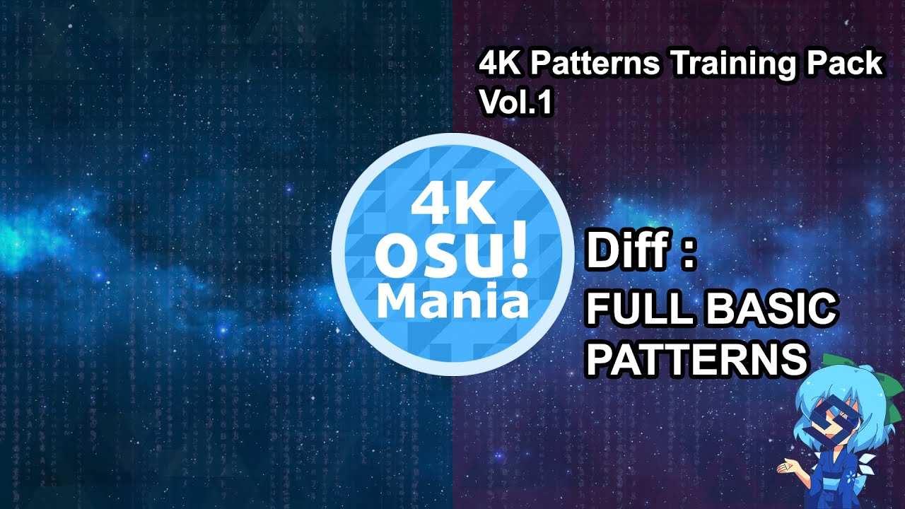 osu!mania Sarahkuai - 4K Patterns Training Pack Vol.1 (Sarahkuai) [FULL ...