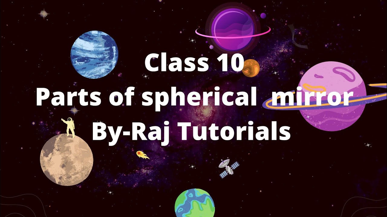 Class 10th parts of spherical mirror #spherical_mirror # ...