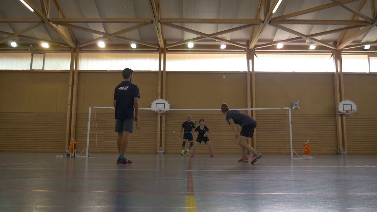 entrainement badminton - YouTube