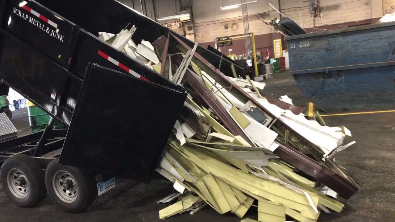 SCRAP METAL REMOVAL (Cam Dump Trailer) how to make $$$ camsuperline ...