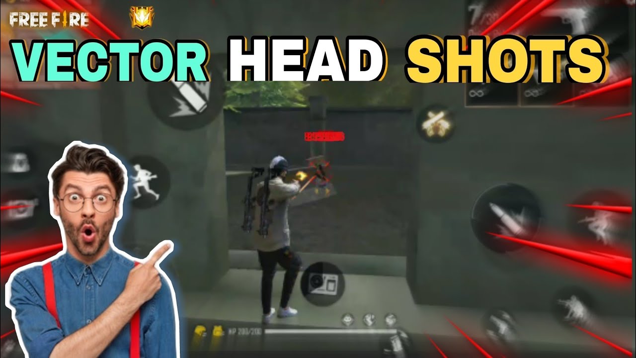 HOW TO USE DOUBLE 😱VECTOR GUN IN FREE FIRE || NEW VECTOR GUN GAME PLAY ...