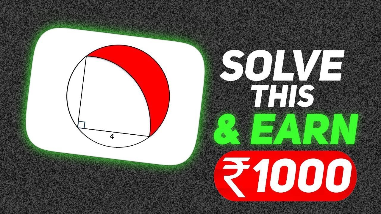 Solve This and Earn an Instant ₹1000 - YouTube