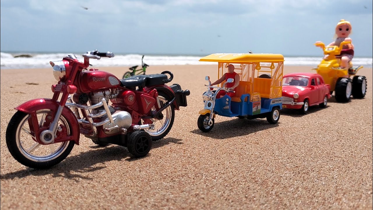 Bullet Bandi CNG Auto rickshaw Ambassador Car Cycle Racing Bikes - YouTube