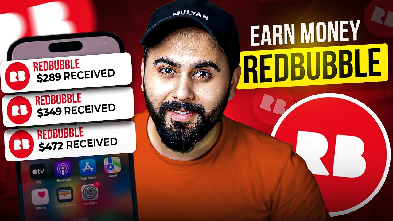 Earn $1,700/Month Using Redbubble & AI | Full Method Revealed! - YouTube