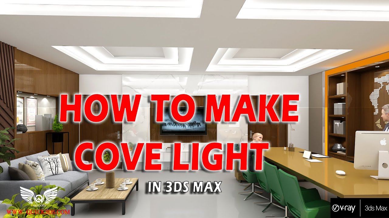 How To Make Cove Light in 3ds Max 2021 - YouTube