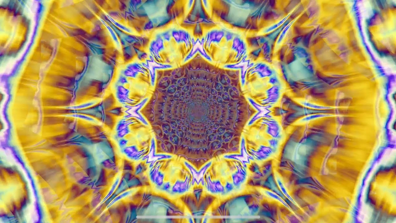 Trippy Psychedelic Visuals to Chill Bass Music (Flow by ORCINUS) - YouTube