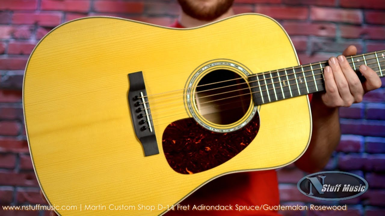Martin Custom Shop D 14 Fret Adirondack Spruce/Guatemalan Rosewood ...