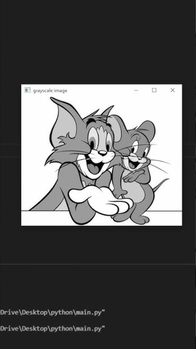 Convert a image into a grayscale Image using OpenCV - YouTube