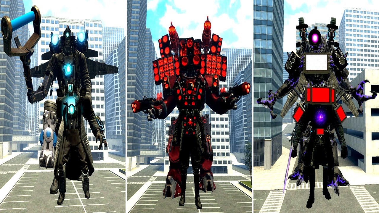 EVOLUTION OF NEW MECHA ASTRO TITAN CAMERAMAN TV MAN AND SPEAKERMAN VS ...