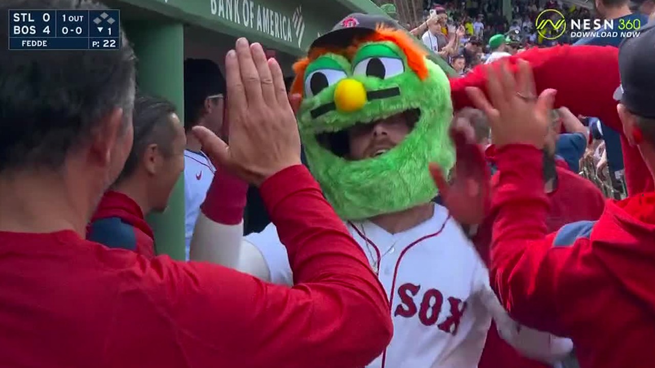 The Boston Red Sox break out new home run celebration after Trevor ...