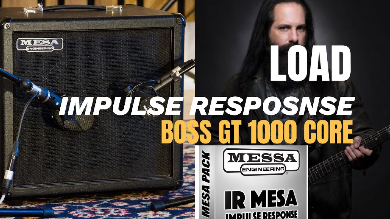 Cara Load Impulse Response Boss GT 1000 Core - YouTube