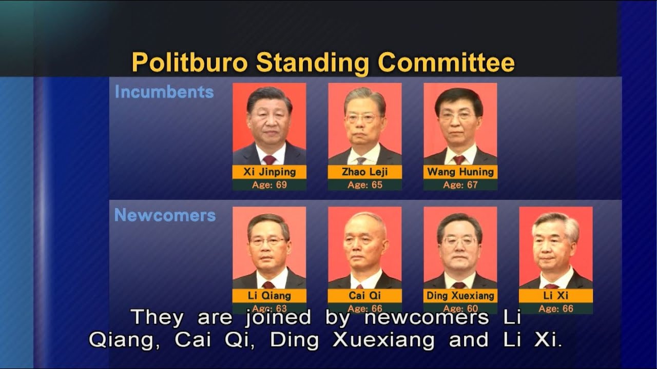 Allies Join Xi Jinping in New Politburo | HKIBC News - YouTube
