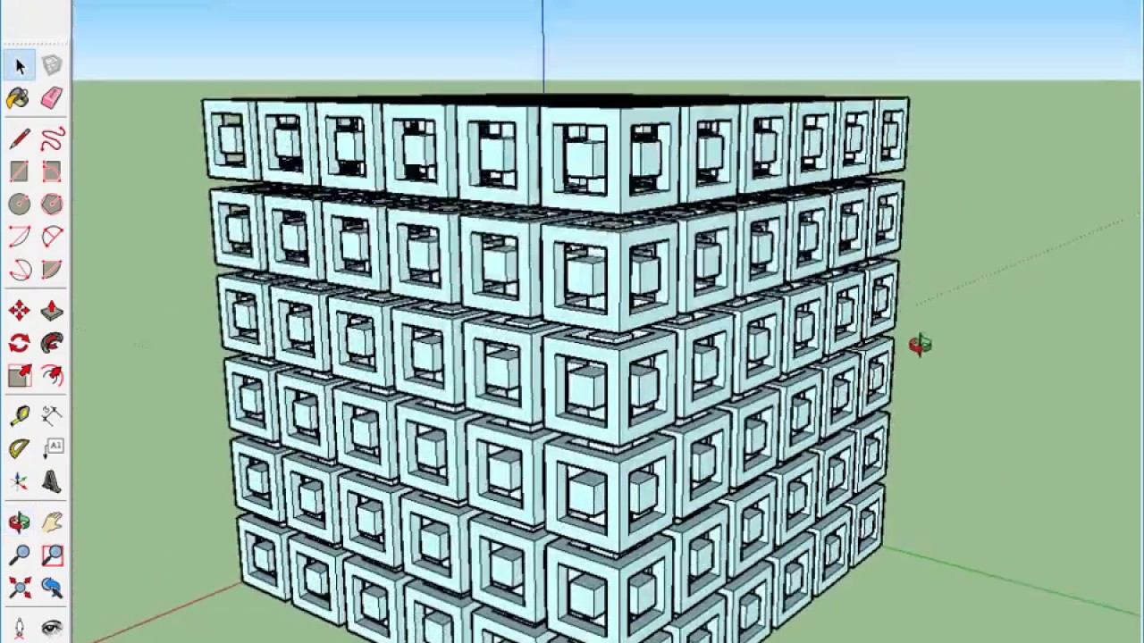 SketchUp blocks 5 tutorial - YouTube