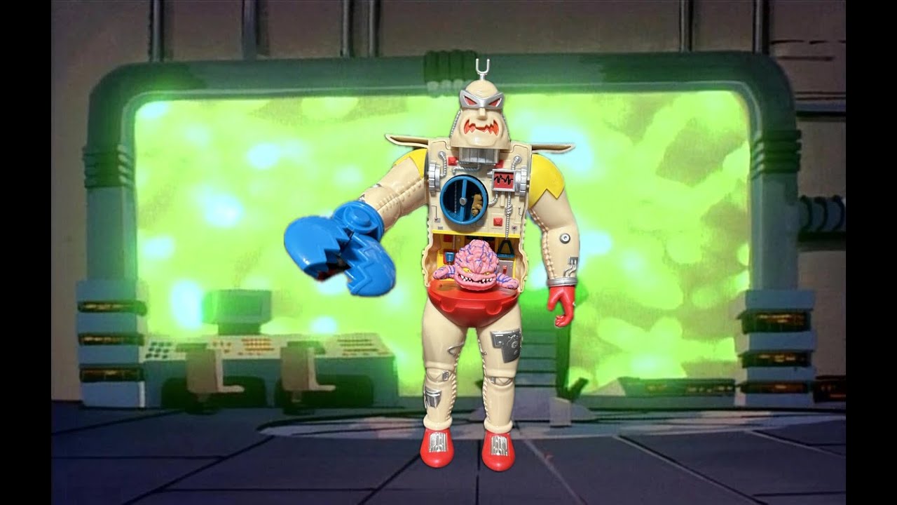 Super7 TMNT Super Cyborg Krang Review - YouTube