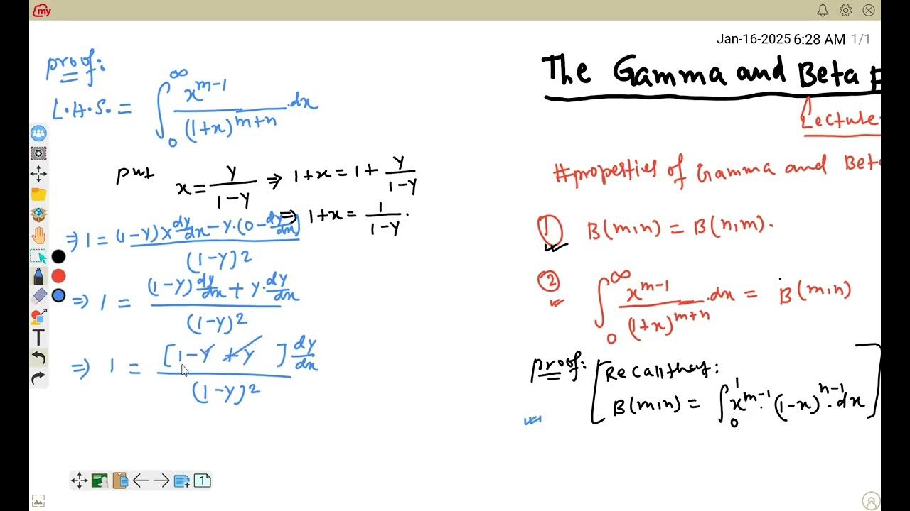 Beta and Gamma function lect-03 - YouTube