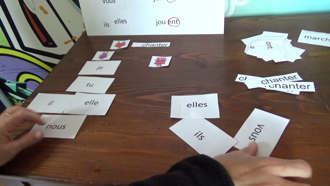 Exercice conjuguer le verbe chanter au présent - YouTube