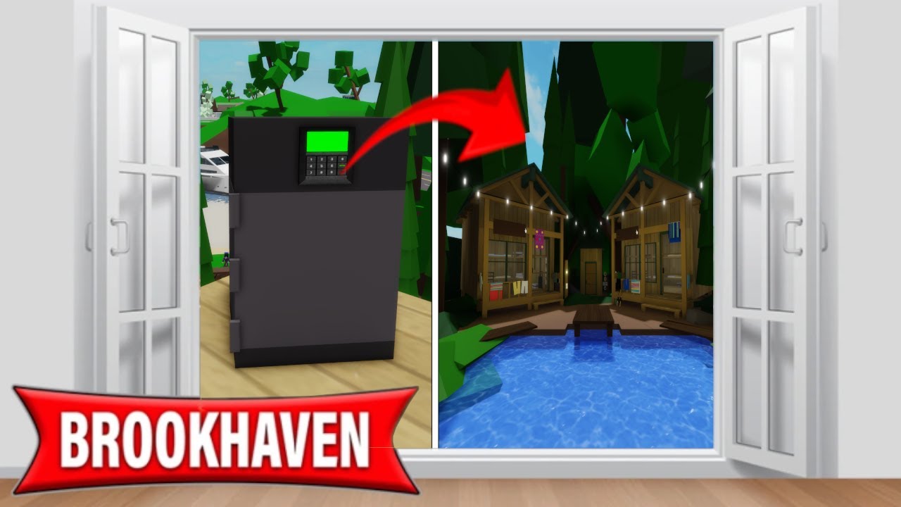 Secret Safe Location In The Summer Camp Rp Set In Brookhaven RP - YouTube