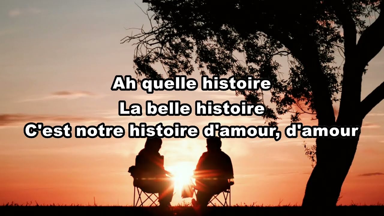 Notre Histoire - Paroles (Lyrics) - Pierrette Adams - YouTube
