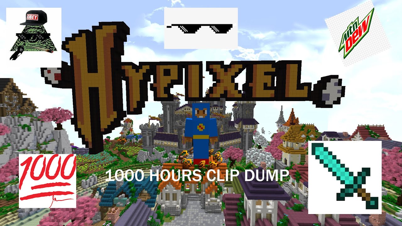 What 1000 hours of Hypixel looks like ft. (WarOG) - YouTube