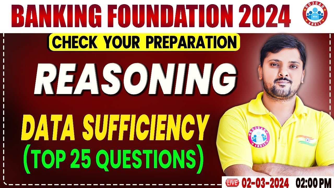 Banking Foundation 2024, Data Sufficiency with Smart Tricks, Top 25 ...