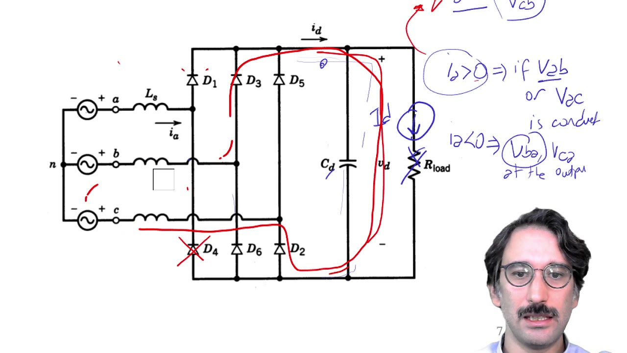 EE463 - Three Phase Full Wave Rectifiers (part-2) - YouTube