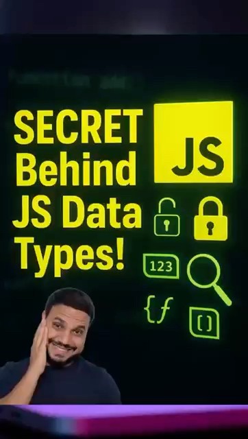 🔥 Secret Behind JS Data Types Nobody Tells You! #shorts #shortvideo #short #coding # ...