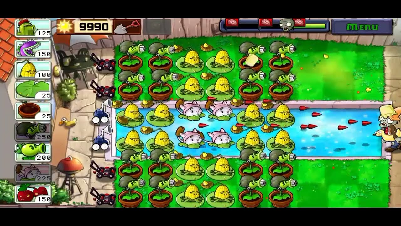 Pvs Strategy | Adventure Gameplay Full HD | Plants vs All Zombies ...