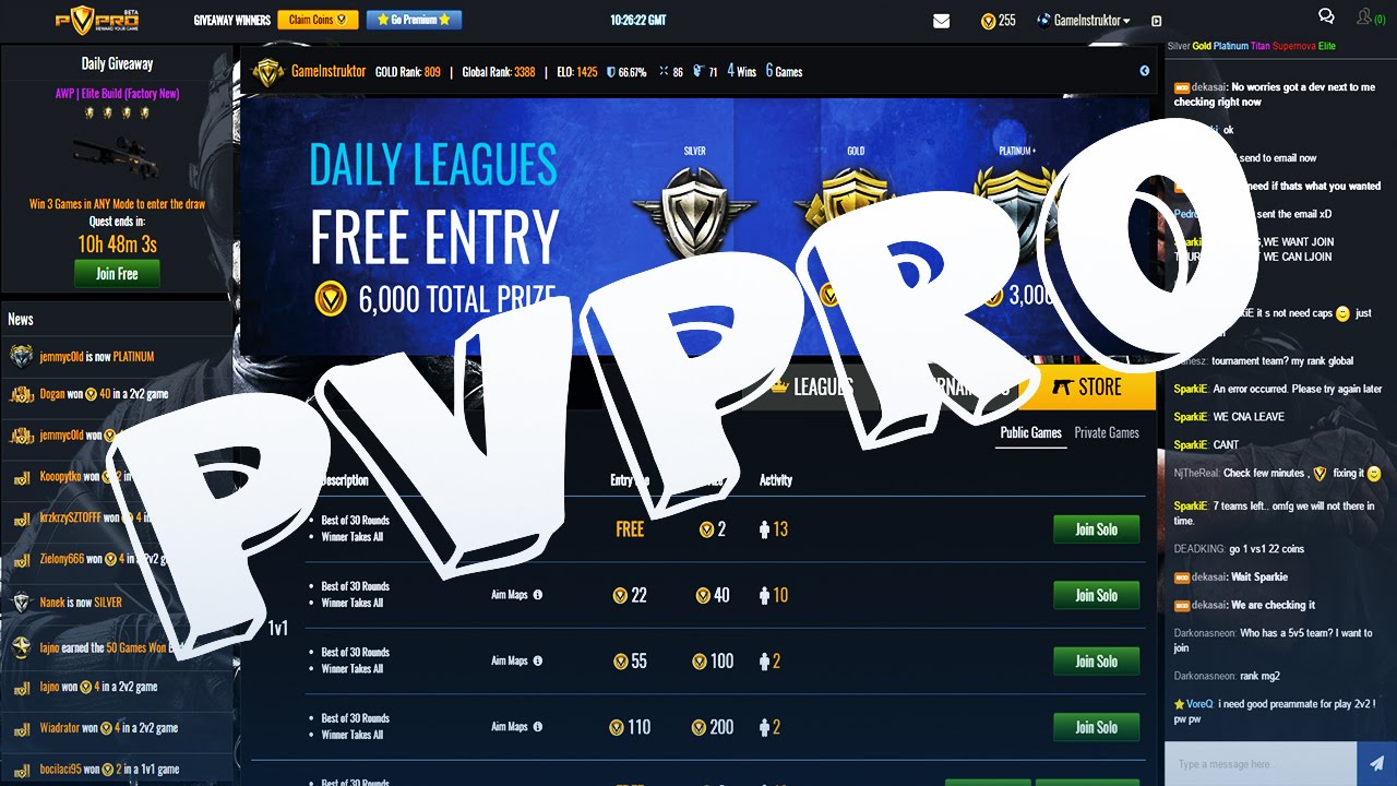 Zaradite Novac Igrajući ! - PvPRO - YouTube