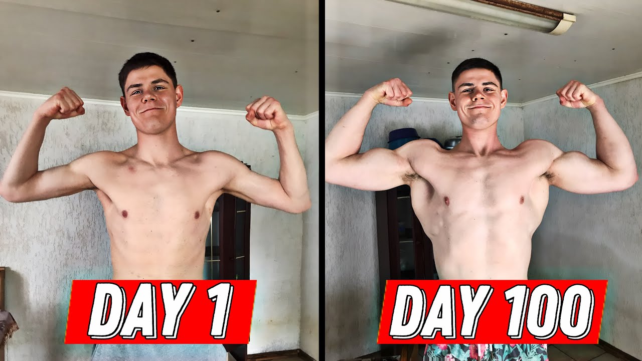 My Incredible 100-Day Body Transformation Journey. My Workout Program ...