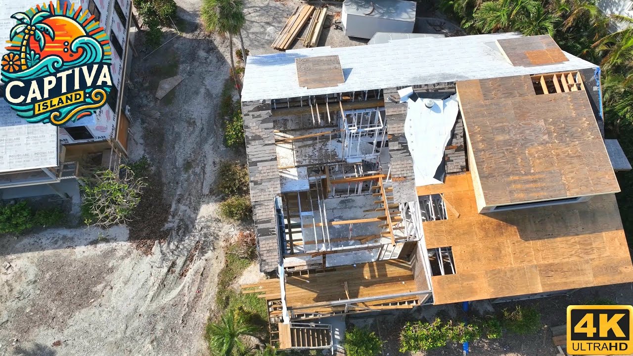 Captiva Island After Hurricane Milton Aerial View/Drive Through Today ...