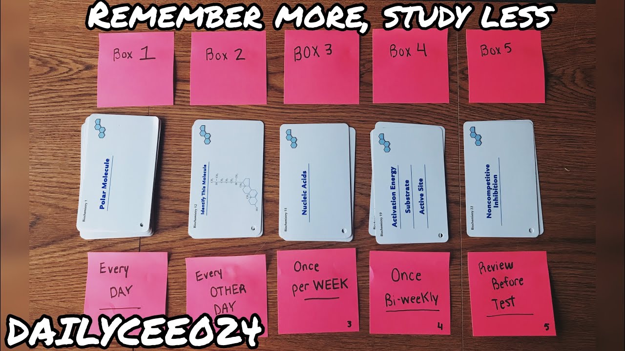 SPACE OUT YOUR STUDY SESSIONS! DAILYCEE- Episode 024 - YouTube