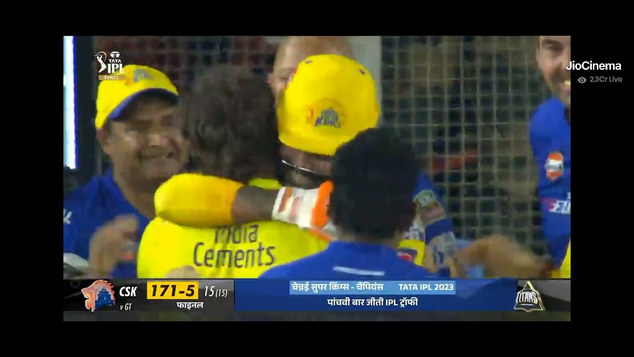 csk vs GT winning moments - YouTube