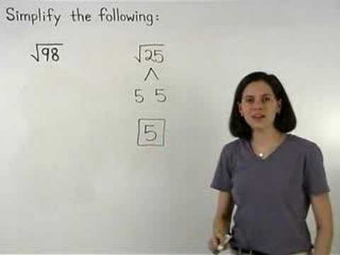 Square Roots - MathHelp.com - Math Help - YouTube