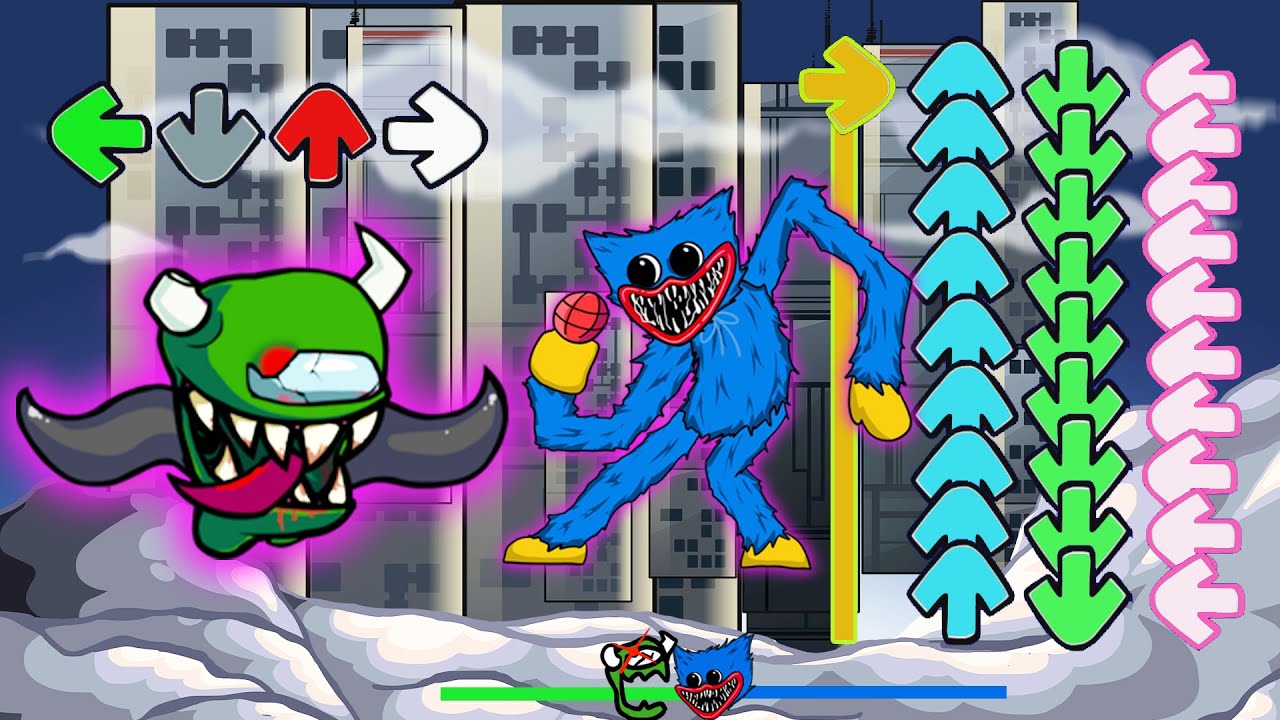 Ejected (Imposter V3 HD vs Poppy Playtime Huggy Wuggy) | FNF MOD ( New ...