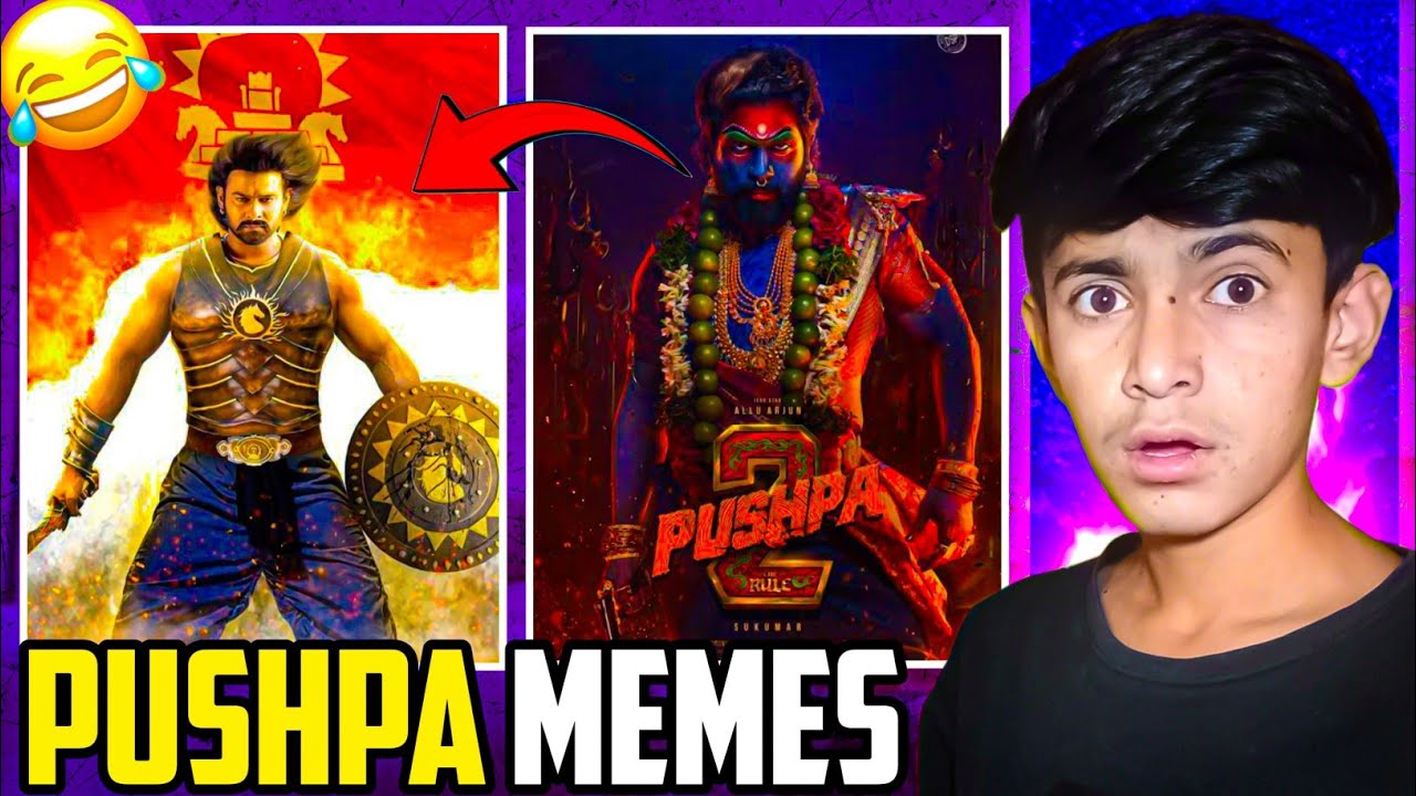 Pushpa 2 funny 🤣 memes review 🎉| new reaction video #reaction #funny # ...