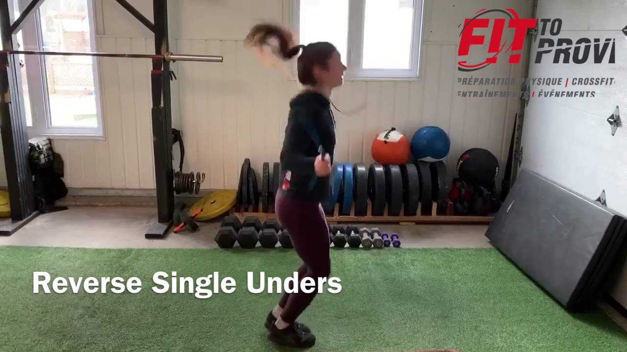 Reverse Single Unders - YouTube
