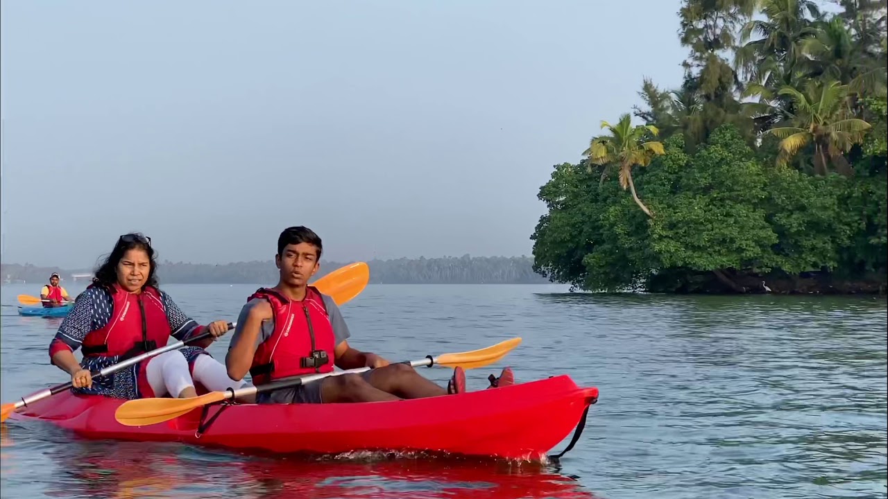 Kayaking kollam - YouTube