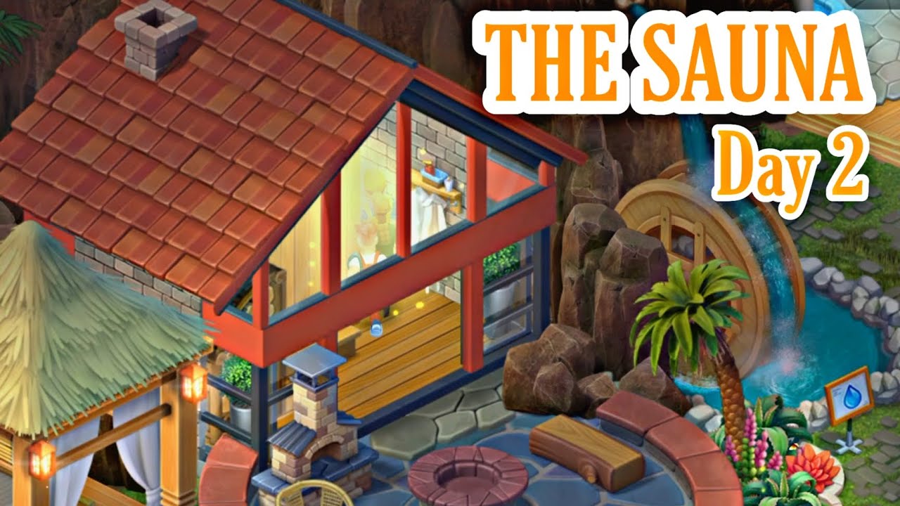 The Sauna & The Massage - Spring Resort - Day 2 | Gardenscapes - YouTube