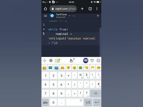 Koding Python Dari HP Membuat Program ATM Sederhana #python #coding #programming #belajarpython ...