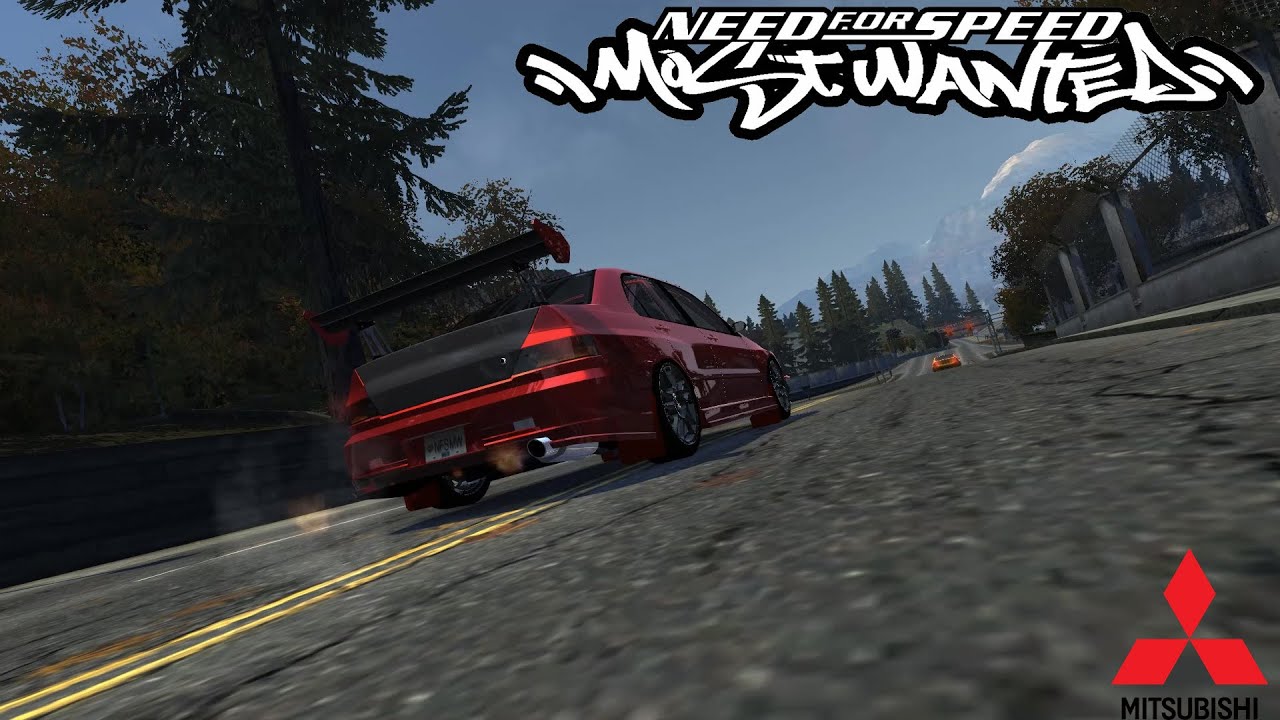 NFS Most Wanted - 2006 Mitsubishi Lancer Evolution IX MR (CT9A) - YouTube