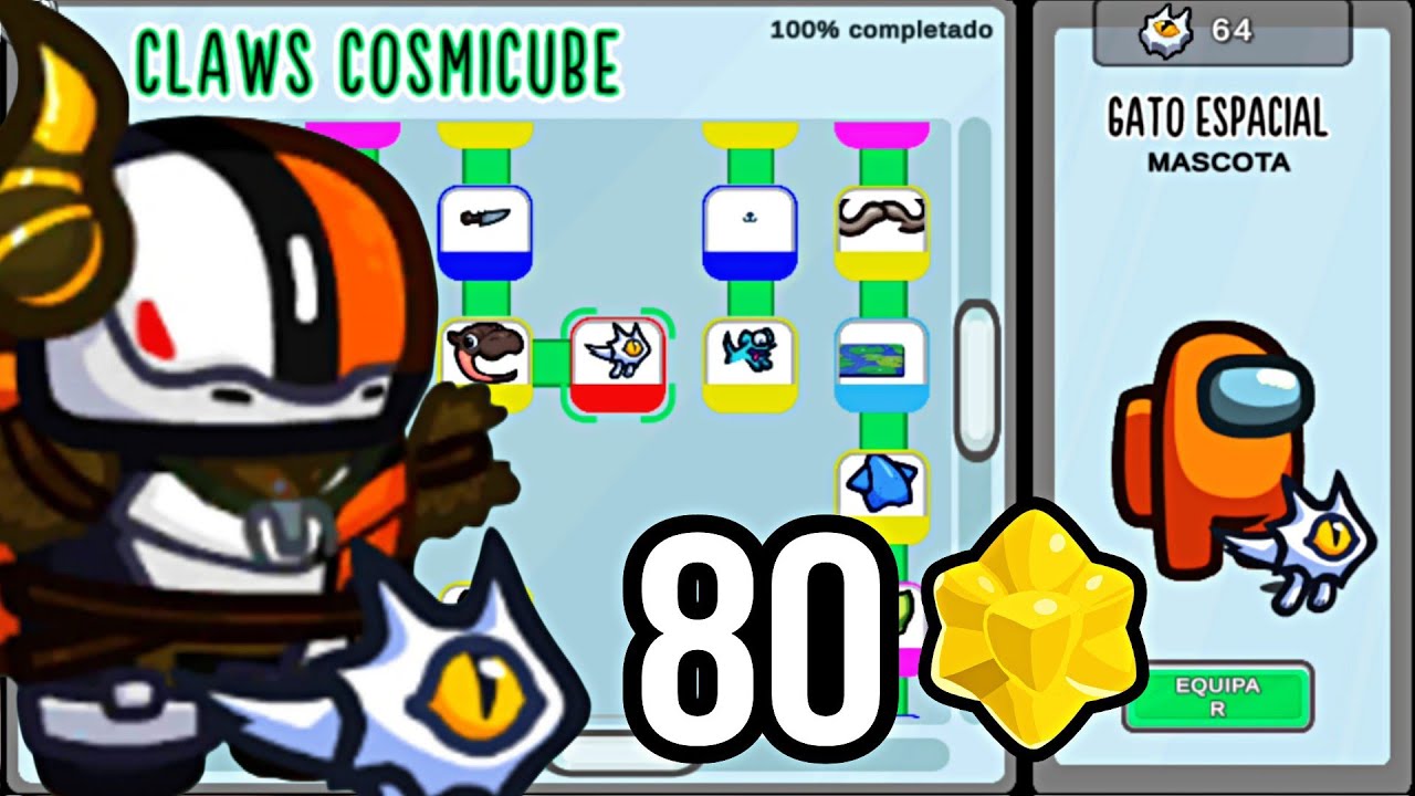 🤑🐱DESBLOQUEO TODO el CLAWS COSMICUBE en AMONG US - YouTube