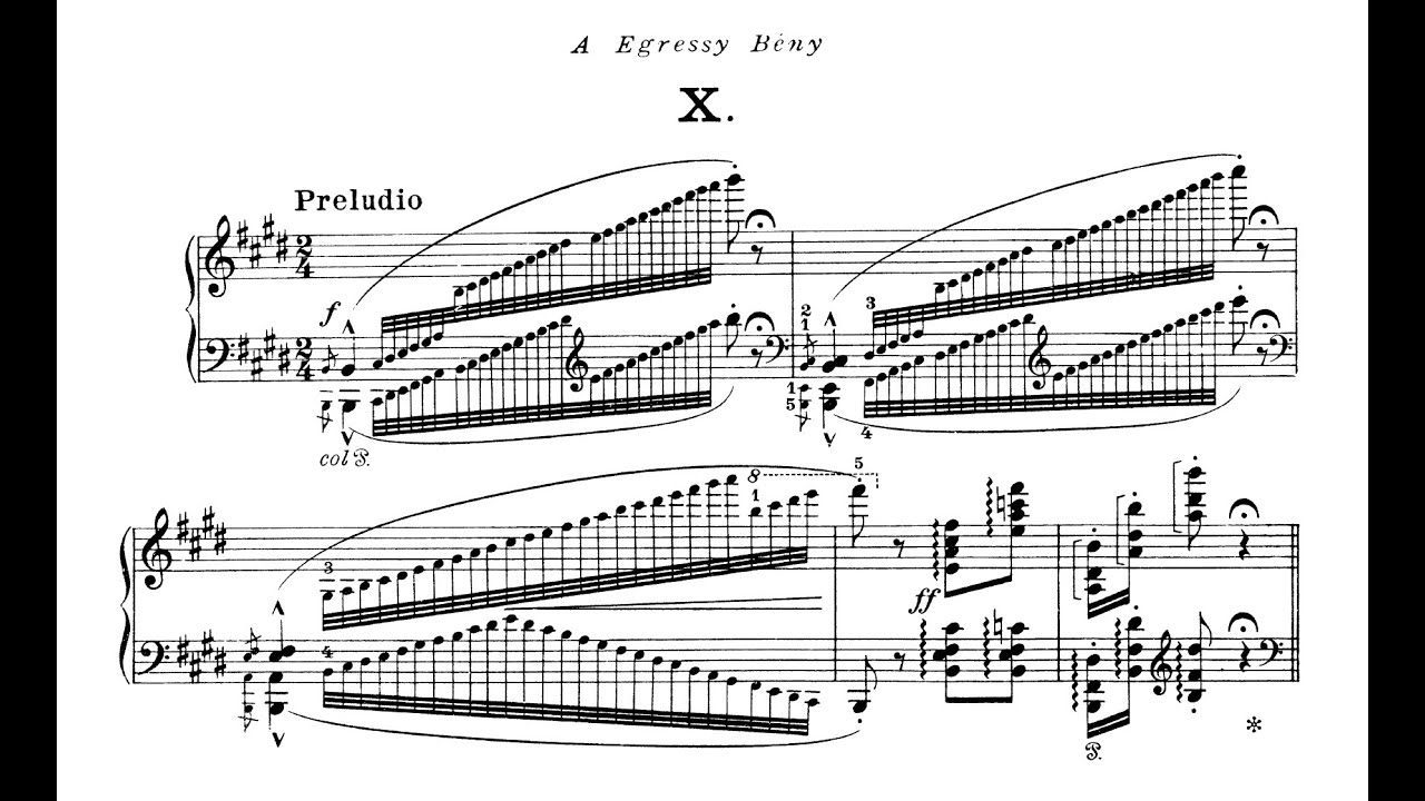 Liszt - Hungarian rhapsody No.10 [Rapsódia húngara No.10] (Nelson ...