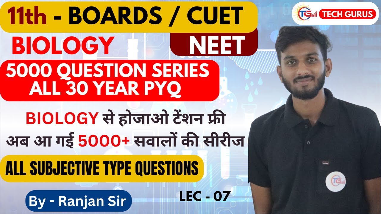 5000 QUESTIONS SERIES | ALL 30 YEAR PYQ | PLANT KINGDOM | SUBJECTIVE ...