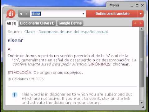Definición de sisear - YouTube