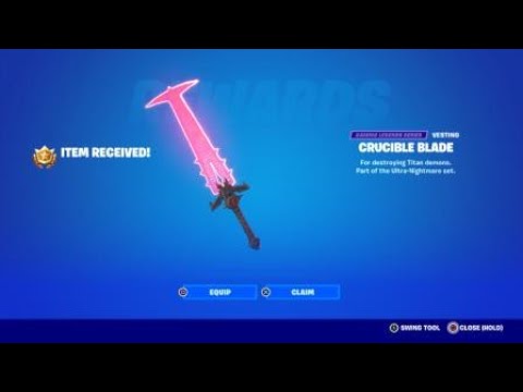 Fortnite Crucible blade. - YouTube