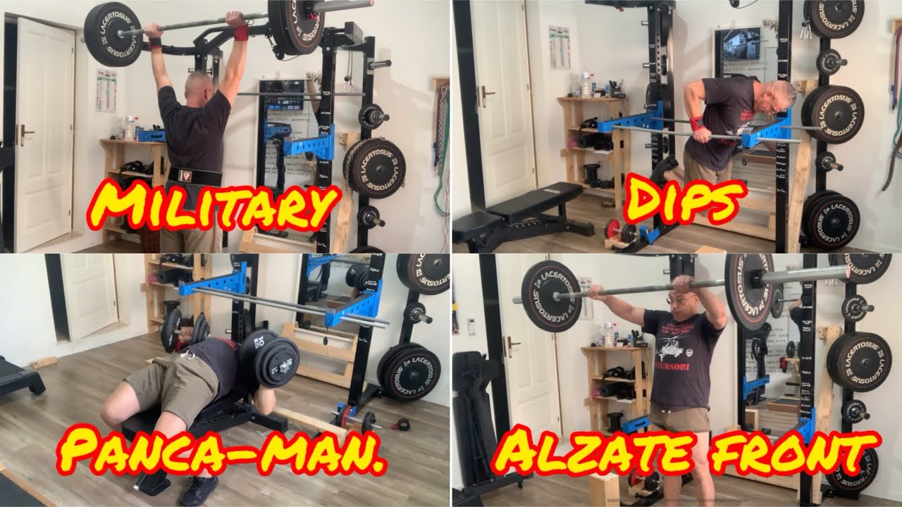 232-Military-Dips-Panca manubri-alzate frontali. - YouTube