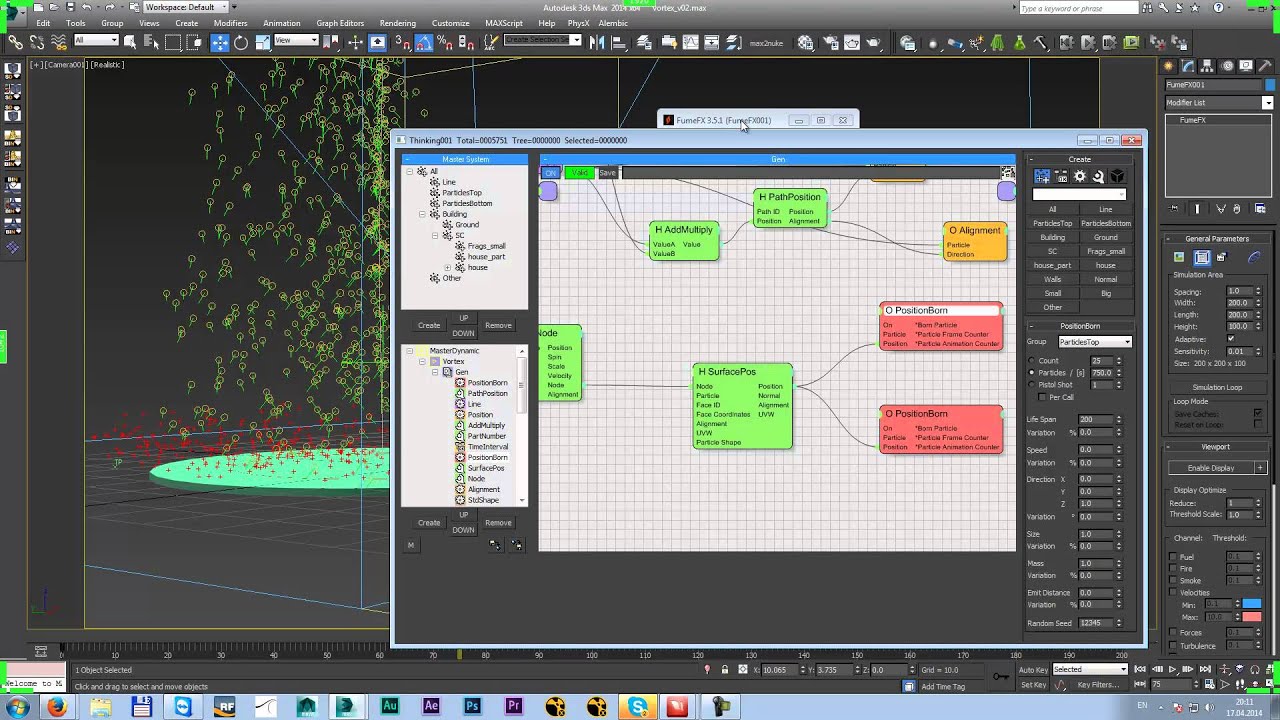 Вебинар по Thinking Particles от cg-school.org. От 17.04.14. - YouTube