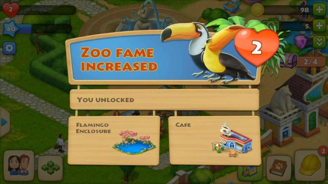 TOWNSHIP LEVEL 40 - LEVEL 2 of the ZOO - YouTube