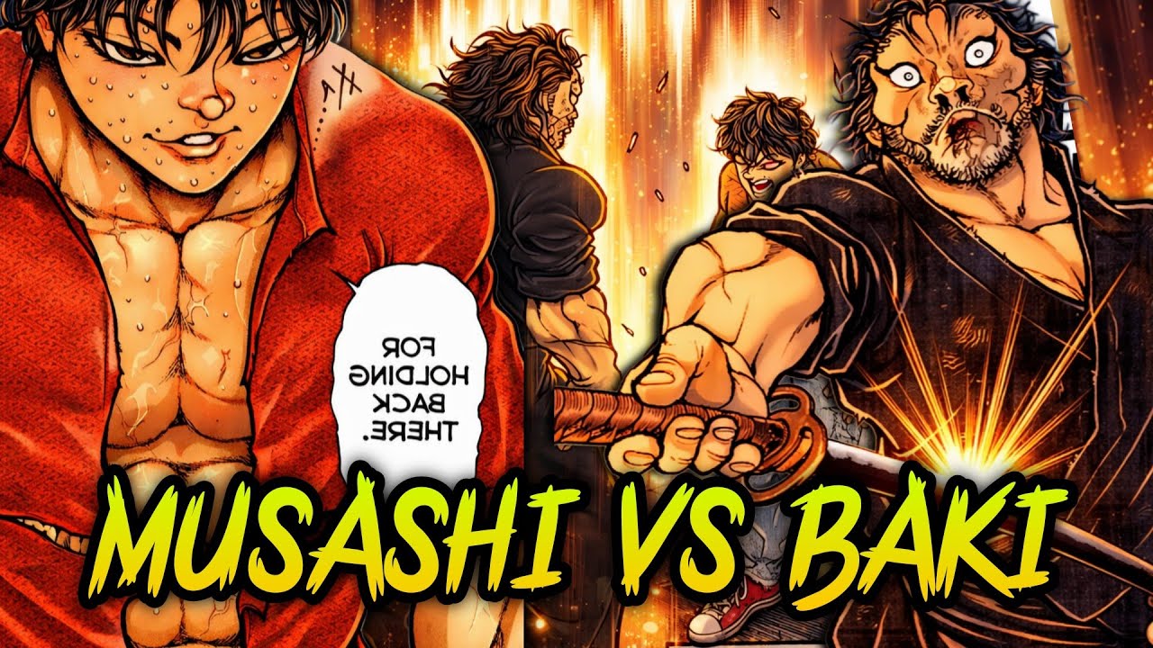 BAKI HANMA NILIGTAS SI HANAYAMA! MUSASHI MIYAMOTO VS BAKI HANMA PART 1 ...